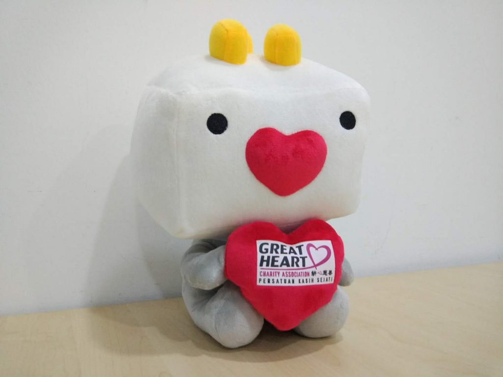 HEART HEART PLUSH TOY - Great Heart Charity