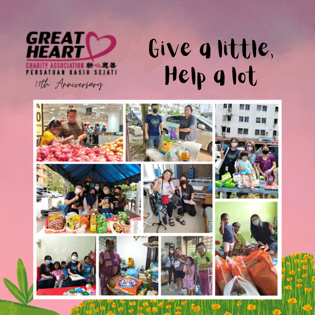Give a little, Help a lot #Recollection - Great Heart Charity